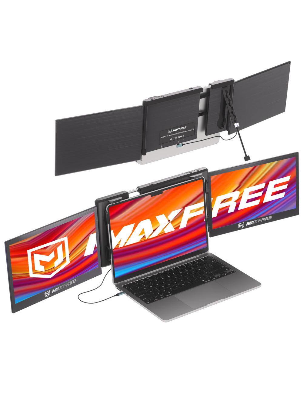 Maxfree® Official | Portable Monitor for Laptop Screen Extender