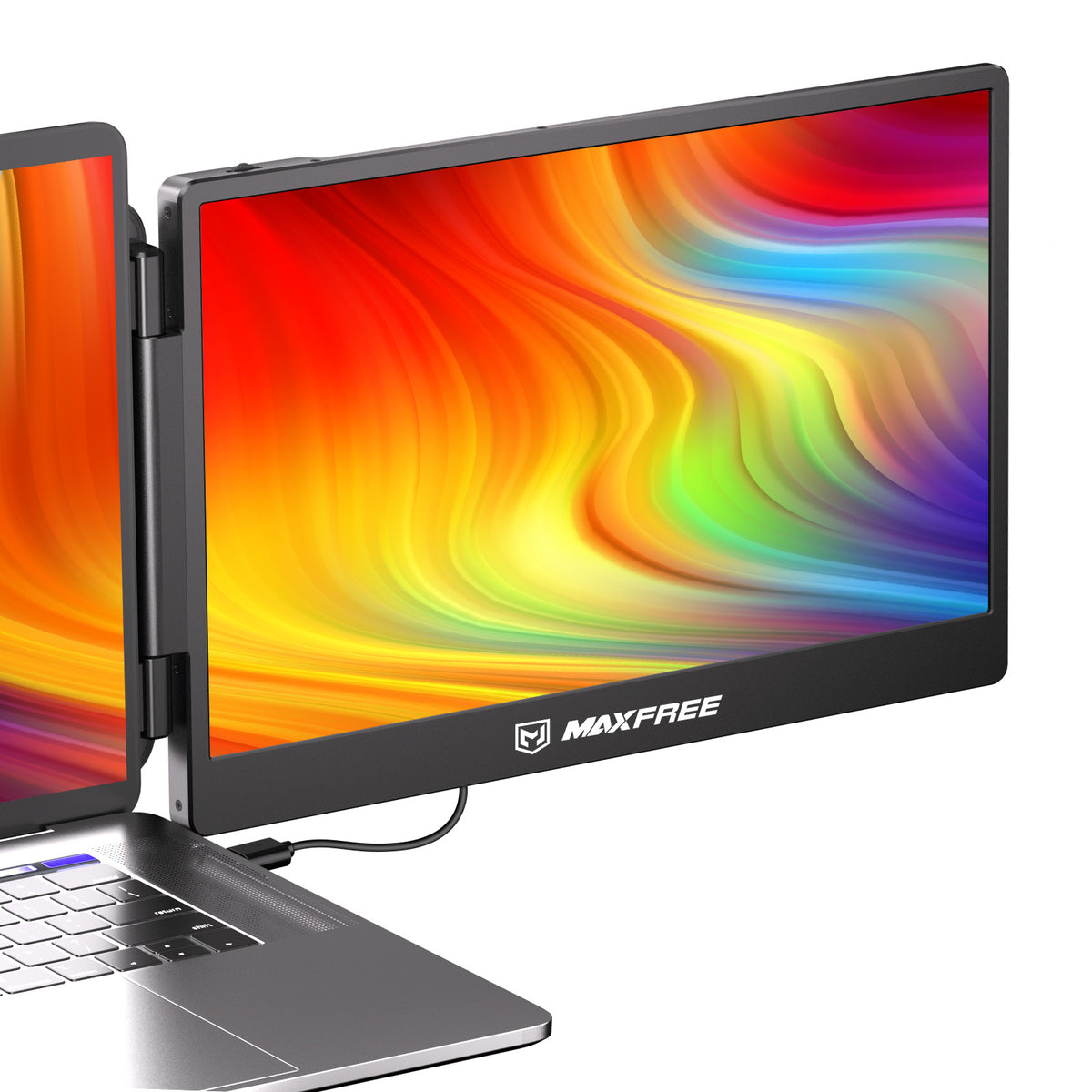 Maxfree® Monitor | Portable Laptop Screen Extender Monitor Attachment